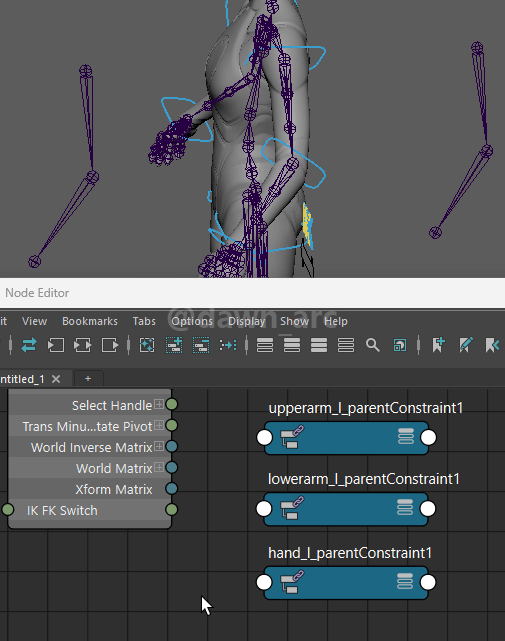 [Maya]Rigging 08 - IK FK Switch